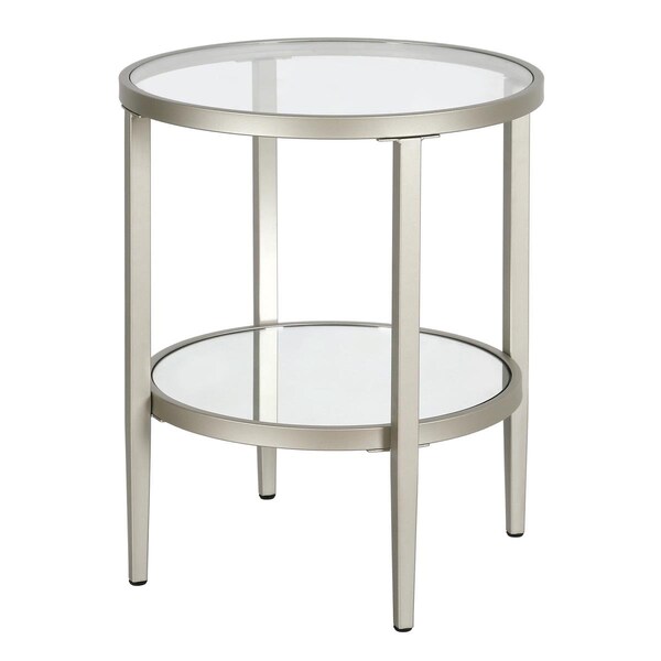 Nickel side table store